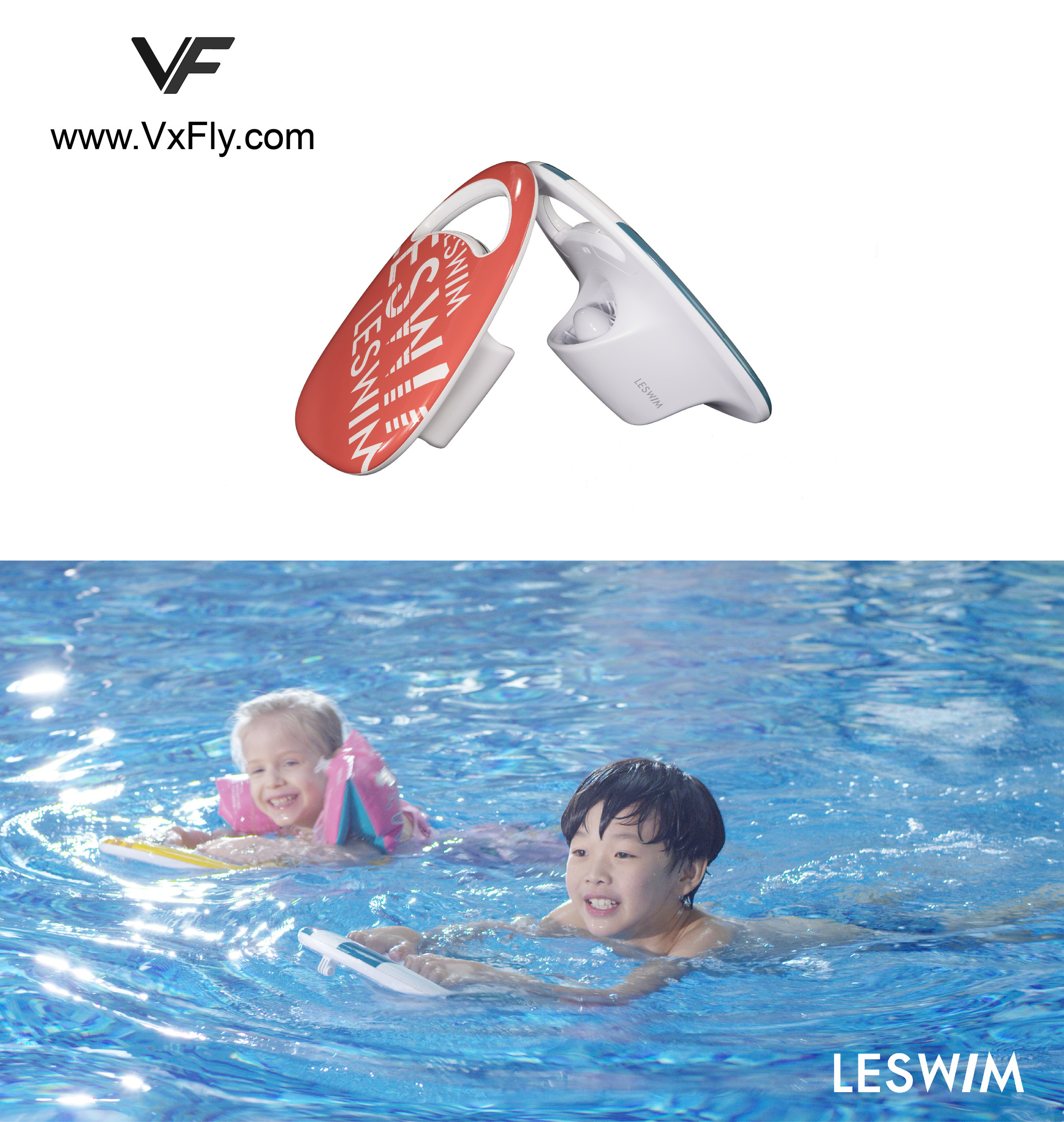 VxFly launches LESWIM, a swimming kickboard with propeller, at CES 2019 ...